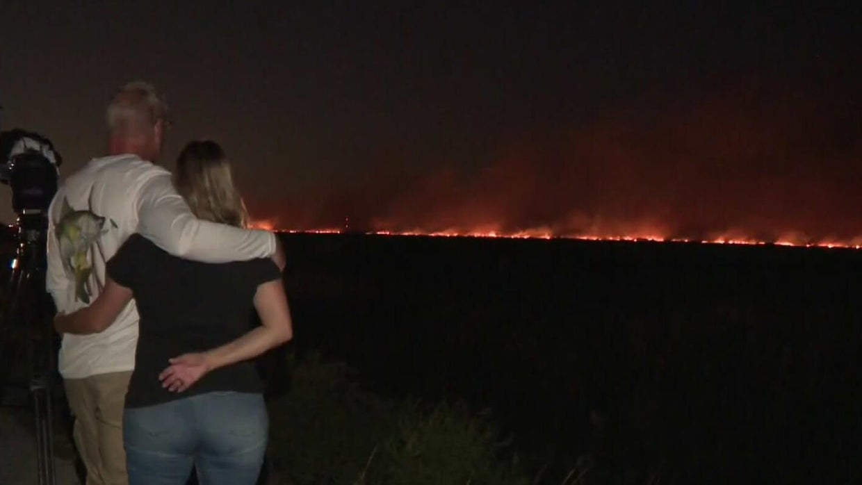 Fast-growing Everglades wildfire in Broward scorches thousands of acres ...