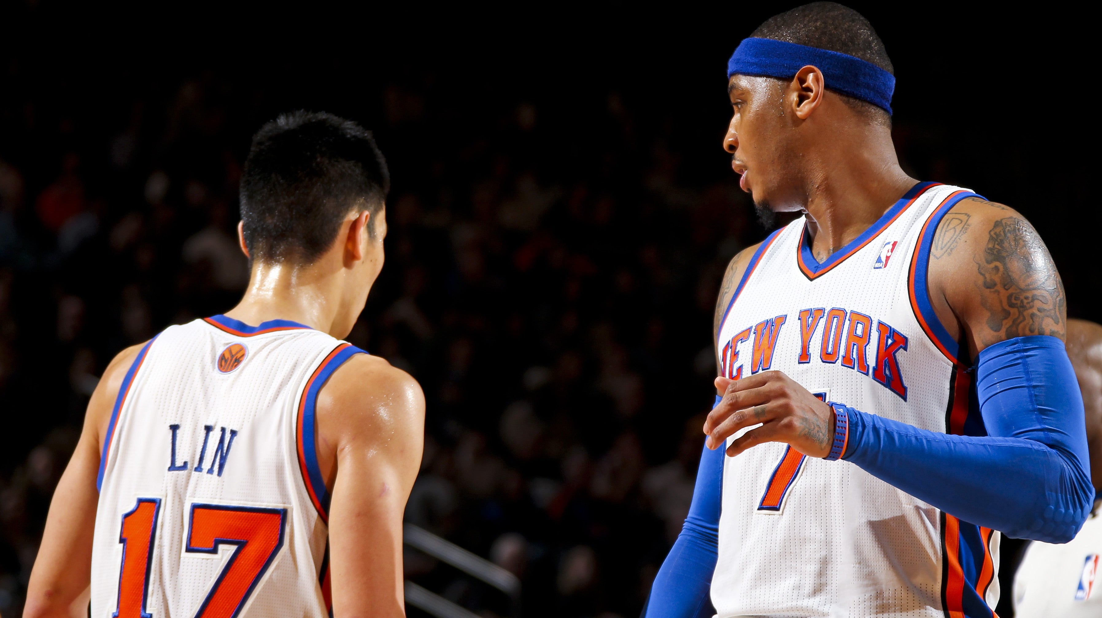 Melo Downplays Reports, Talks Up Porzingis; Knicks Mulling Lin? - CBS ...