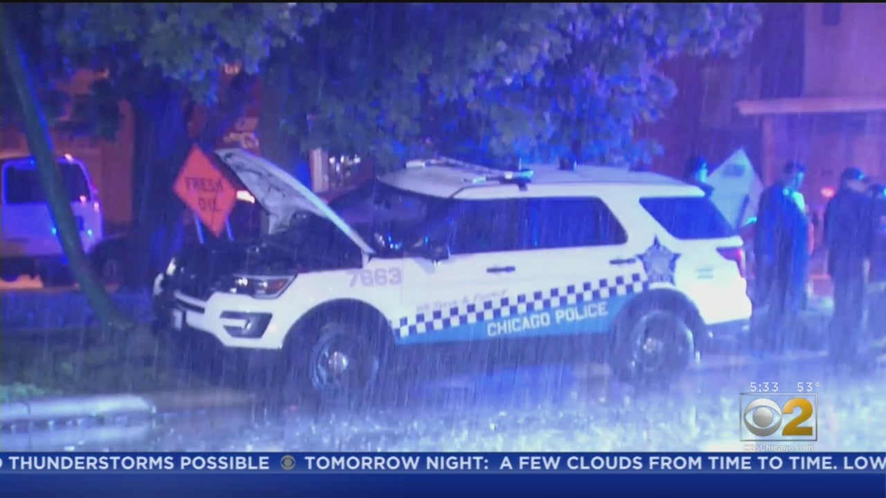 Two CPD Officers Involved In Overnight Crash - CBS Chicago Two CPD Officers Involved In Overnight Crash - CBS Chicago
