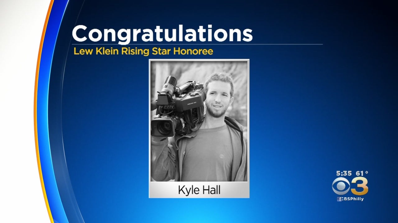 CBS3 Photographer And Editor Kyle Hall Honored At Lew Klein Awards ...