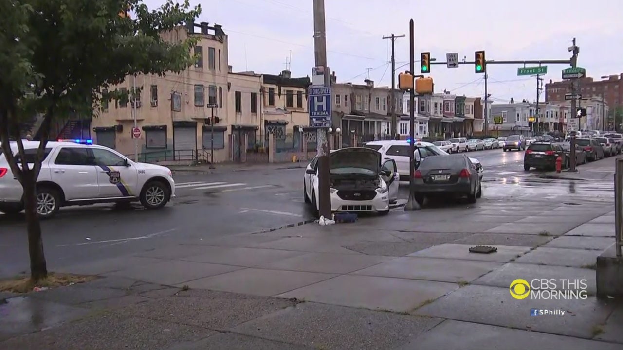 Police Officer Injured In North Philadelphia Crash - CBS Philadelphia