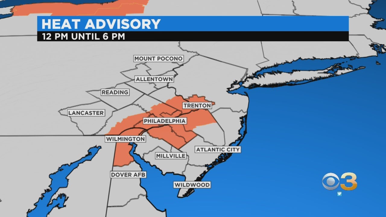 Hot, Steamy Monday With Afternoon Storms Likely Across Philadelphia ...