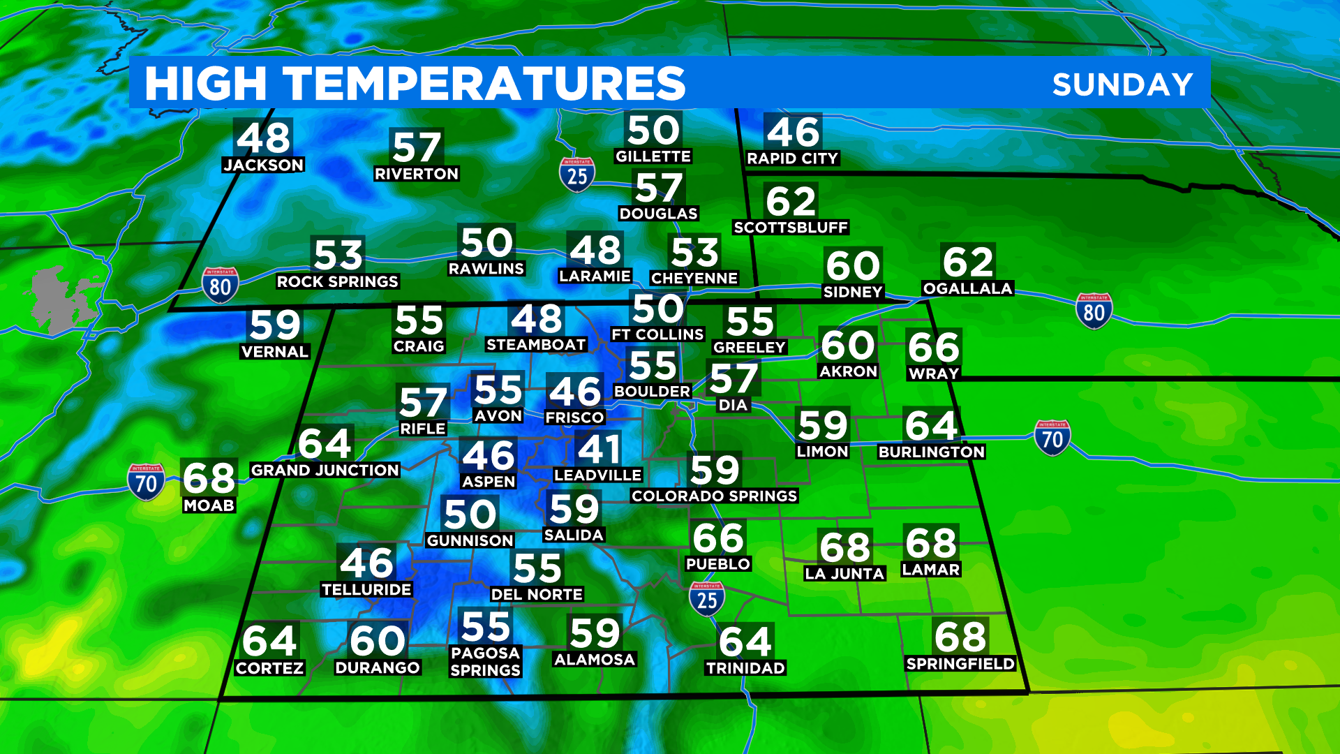 Colorado Weather: Gradual Warming Trend Continues Along With Scattered ...