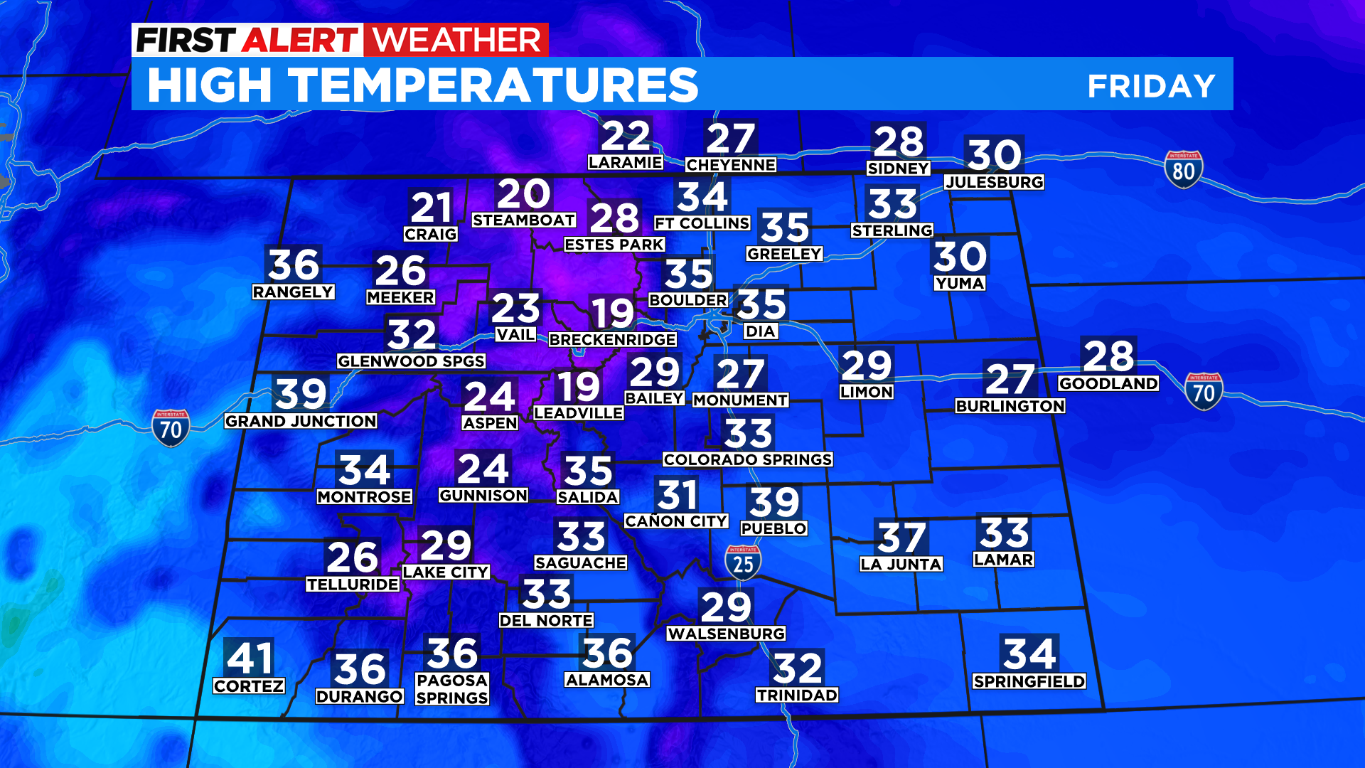 Most Of Colorado Waking Up To Wind Chill Readings Between -10 And -40 ...