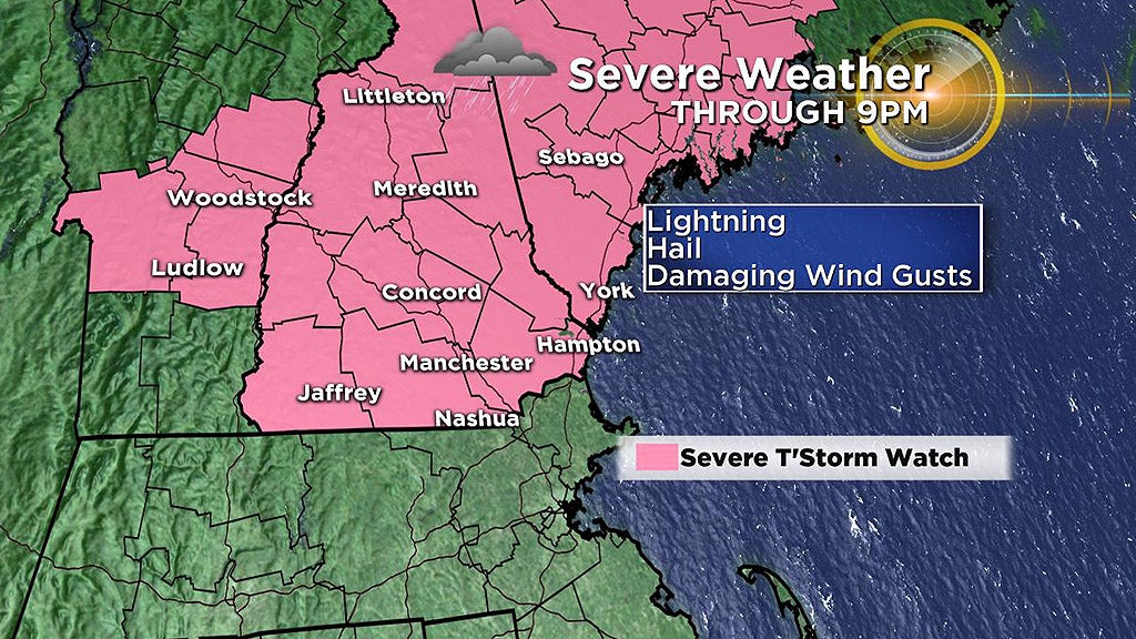 Severe Thunderstorms Possible Monday Evening Cbs Boston
